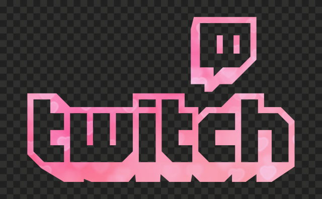 HD Beautiful Pink Neon Twitch Logo Transparent Background PNG | Citypng