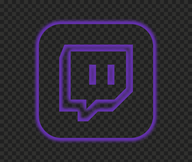 HD Twitch Neon Pink Square App Icon PNG | Citypng