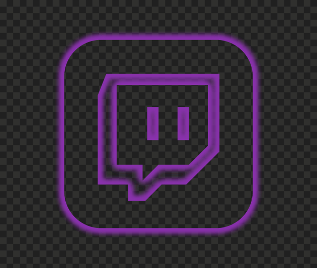 HD Twitch Neon Pink Square App Icon PNG | Citypng