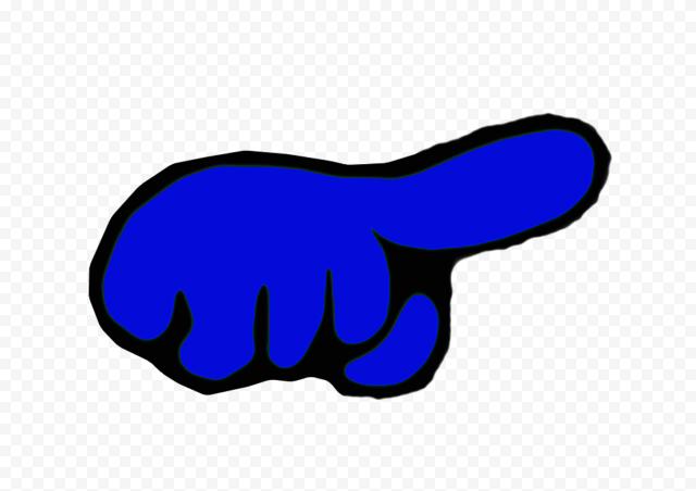 HD Black Among Us Character Finger Hand Pointing PNG | Citypng