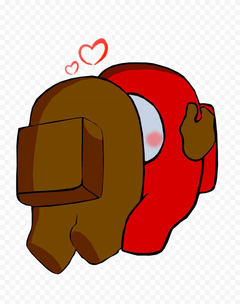 HD Red Among Us Crewmate Character Baby Child PNG | Citypng
