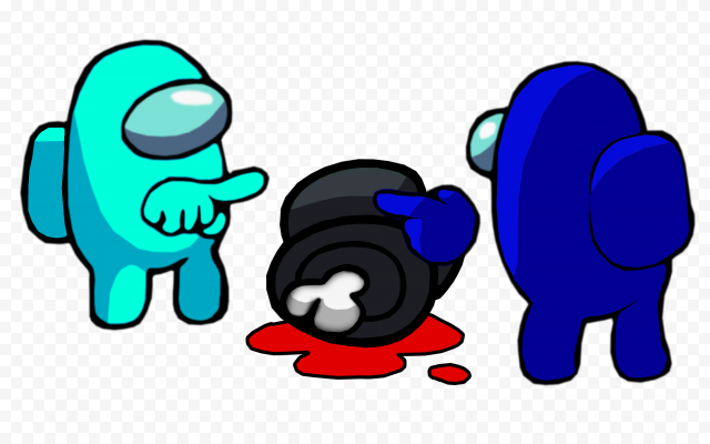 HD Outline Among Us Crewmate Guy Player Character PNG | Citypng