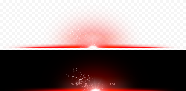 HD Red Lens Flare Line White Light In Center Effect PNG | Citypng