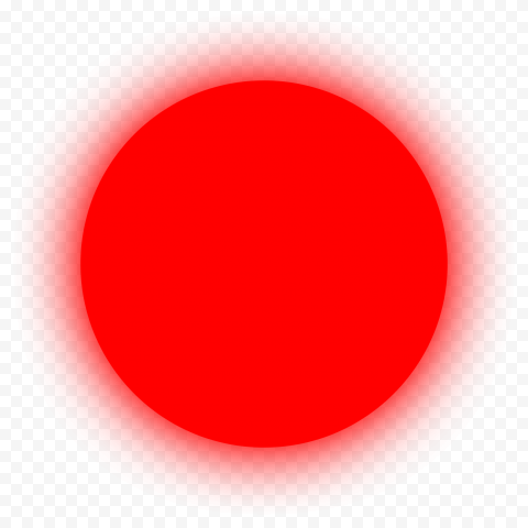 HD Glowing Red Outline Circle Shape Neon PNG | Citypng