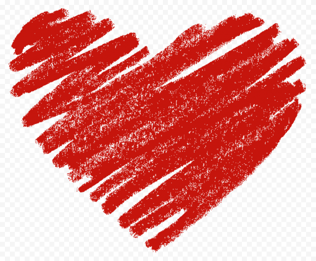 HD Red Silhouette Heart Shape PNG | Citypng