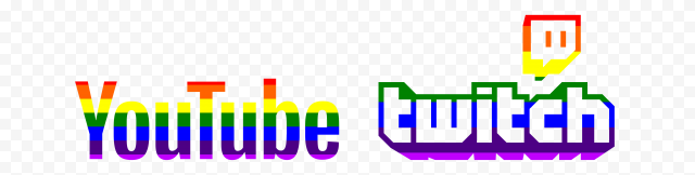 HD Youtube Rainbow Multicolor Text Logo PNG | Citypng