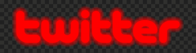 HD Neon Twitter Aesthetic Logo PNG | Citypng