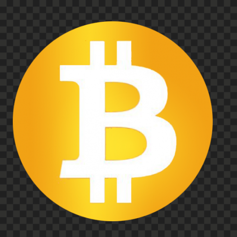 Gold BTC Bitcoin Cryptocurrency Round Icon PNG | Citypng