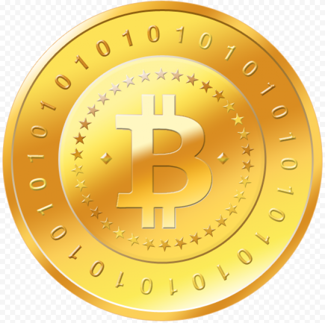 BTC Bitcoin Cryptocurrency Round Icon PNG | Citypng