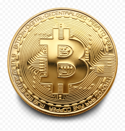 HD Realistic 3D BTC Cryptocurrency Coin PNG | Citypng
