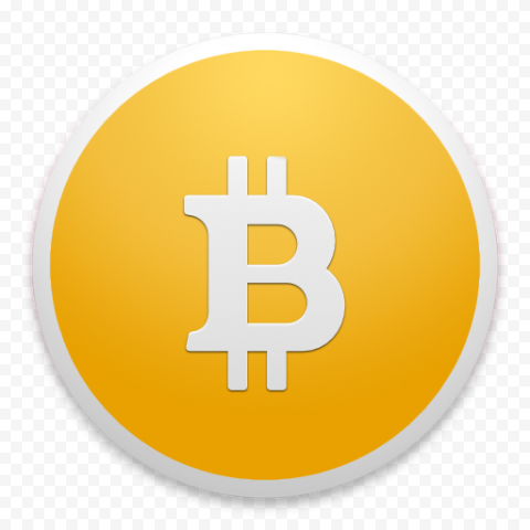 HD Orange Round Bitcoin Icon PNG | Citypng