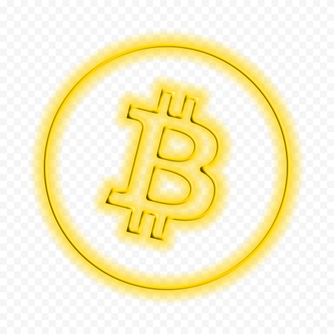 HD Orange Outline Btc Logo Icon PNG | Citypng