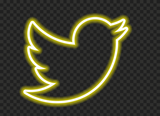 HD Green Neon Twitter Bird Logo PNG | Citypng