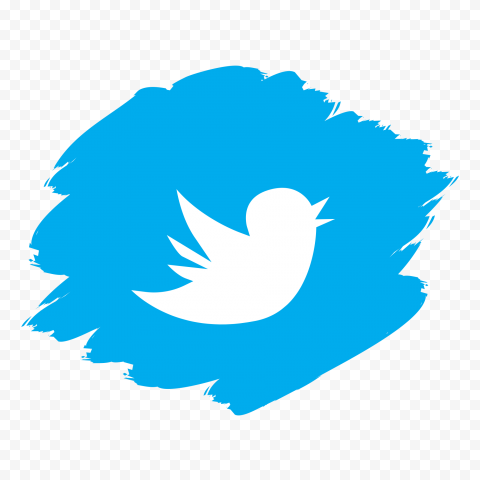 HD Blue Scribble Twitter Icon PNG | Citypng