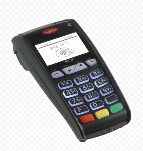 HD Real Hand Try To Use A POS Machine PNG | Citypng