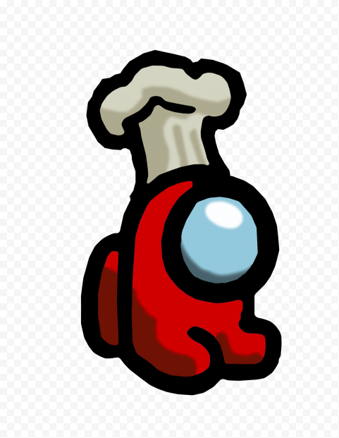 HD Red Among Us Character With Devil Horns PNG | Citypng